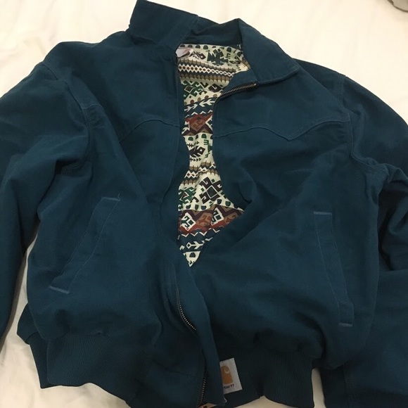 Carhartt | Jackets & Coats | Vintage Carhartt Aztec Canvas Santa Fe ...